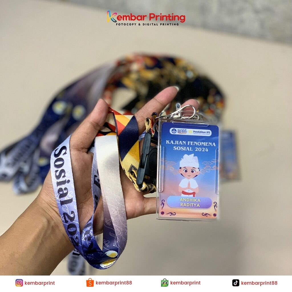Lanyard & ID Card Kustom - Solusi Identifikasi Profesional | Kembar ...